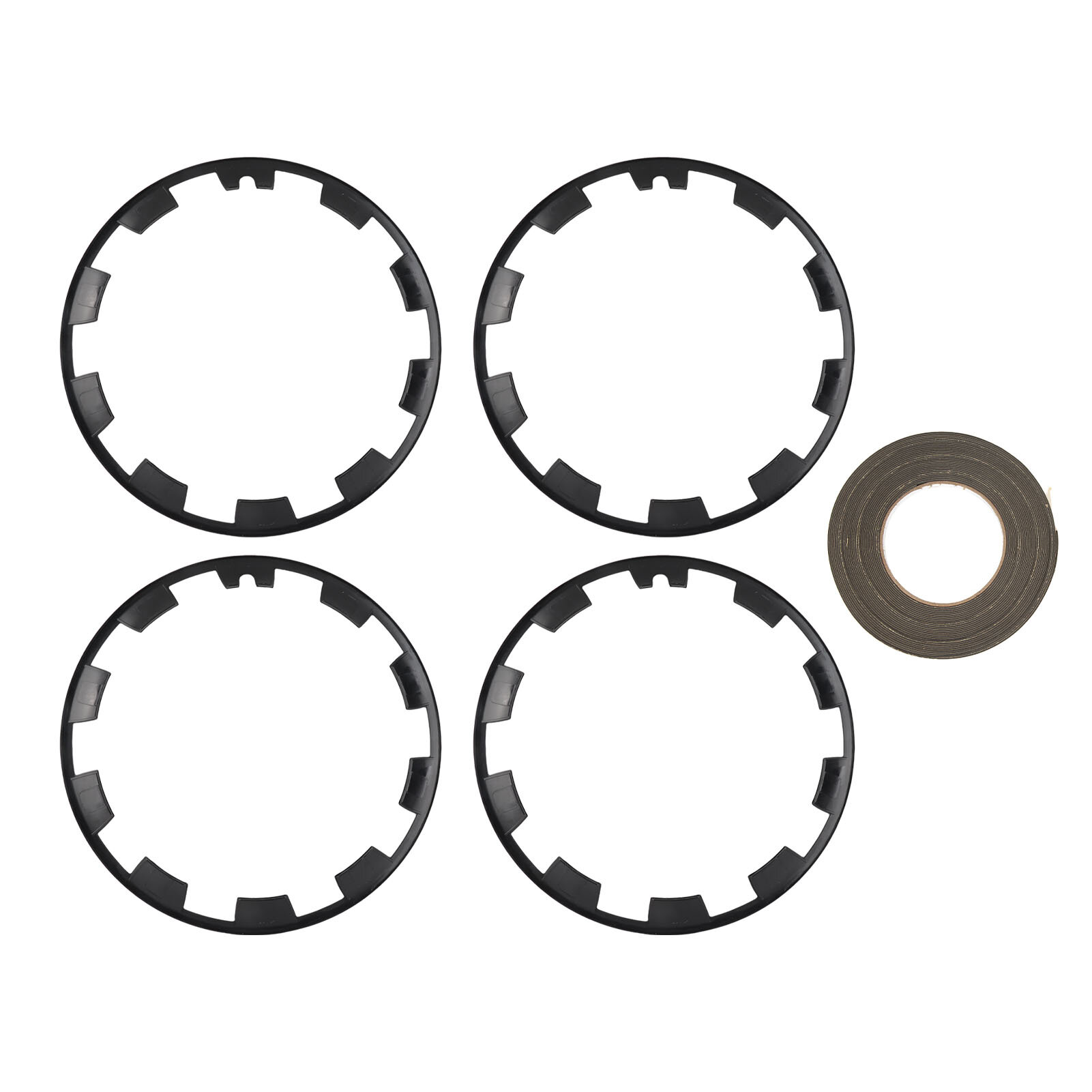 4 шт. Защитные кольца для колесных дисков автомобиля, декоративные накладки на ступицы, декоративные полосы для 20-дюймовых колес