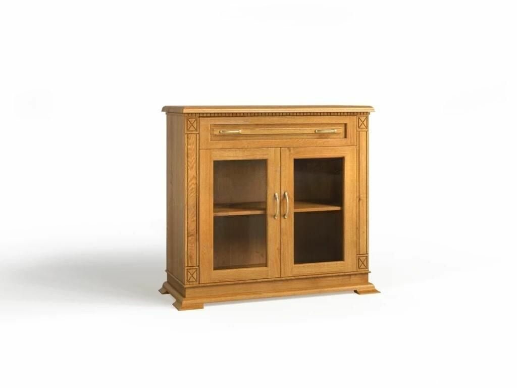 Комод Верди №147 из Массива сосны, 1 ящ, 100х45х100 см, классический орех 2