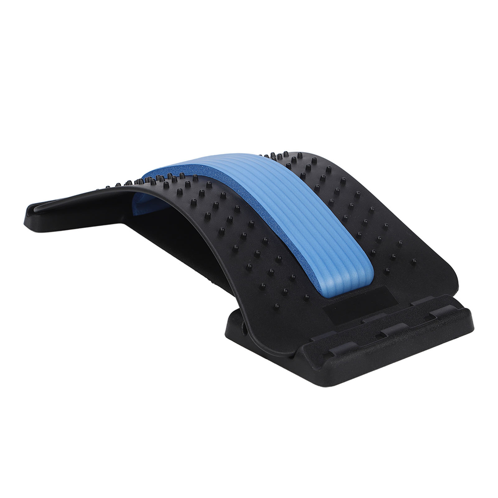 Тягач для спины регулируемый, устройство для растяжки поясницы, массаж, йога, фитнес, материал PP и губка, части позвоночник, поясничный позвоночник, спина, пол всепол, мужской, женский, комплект 1 акупунктурная панель, 1 регулировочная основа, 1 губка,