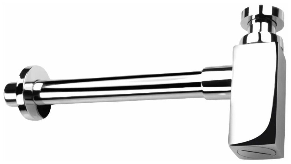 DK-811A сифон квадратый, цвет хром