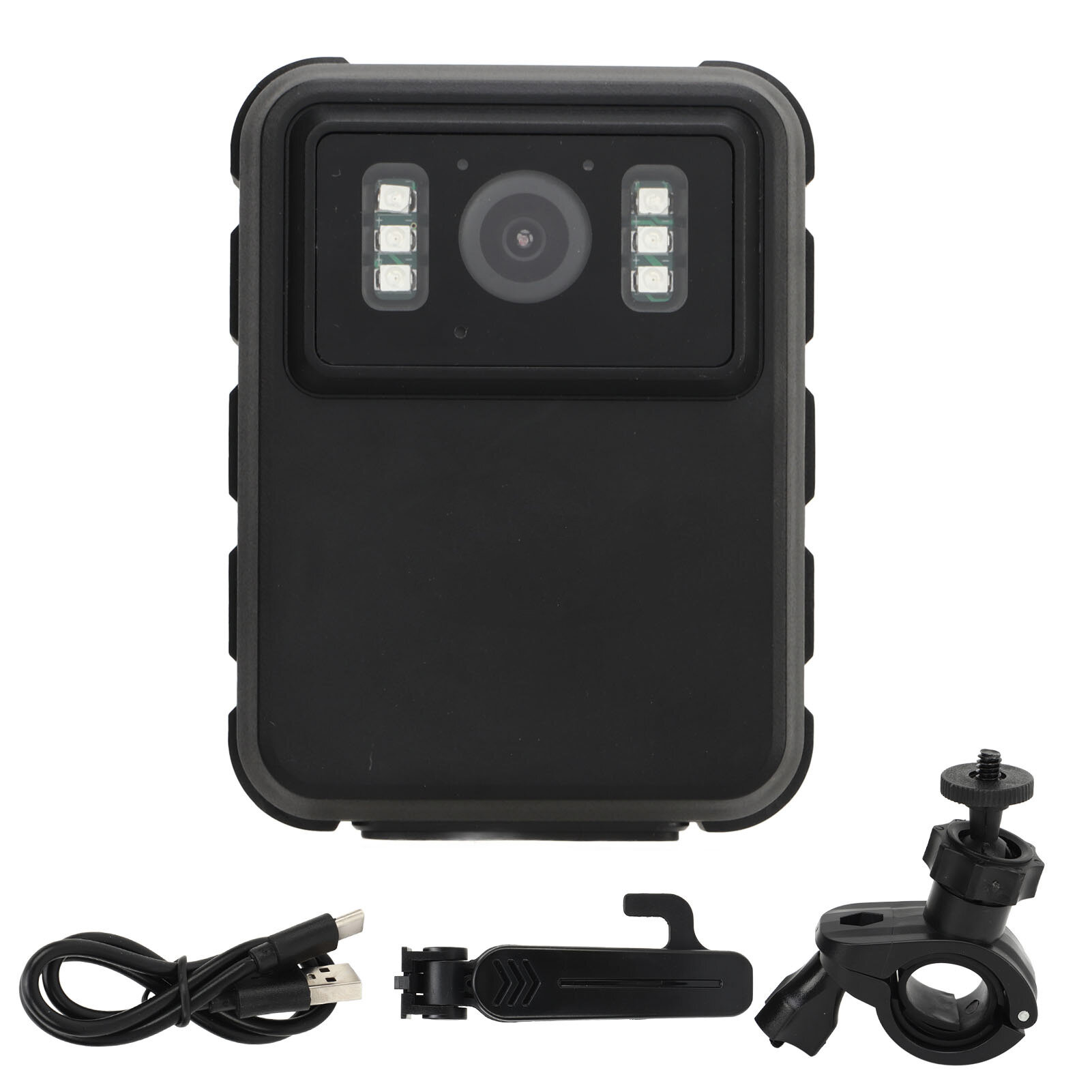 Мини-видеорегистратор 2160P HD, циклическая запись, ночное видение, обнаружение движения, портативная карманная камера с задним зажимом