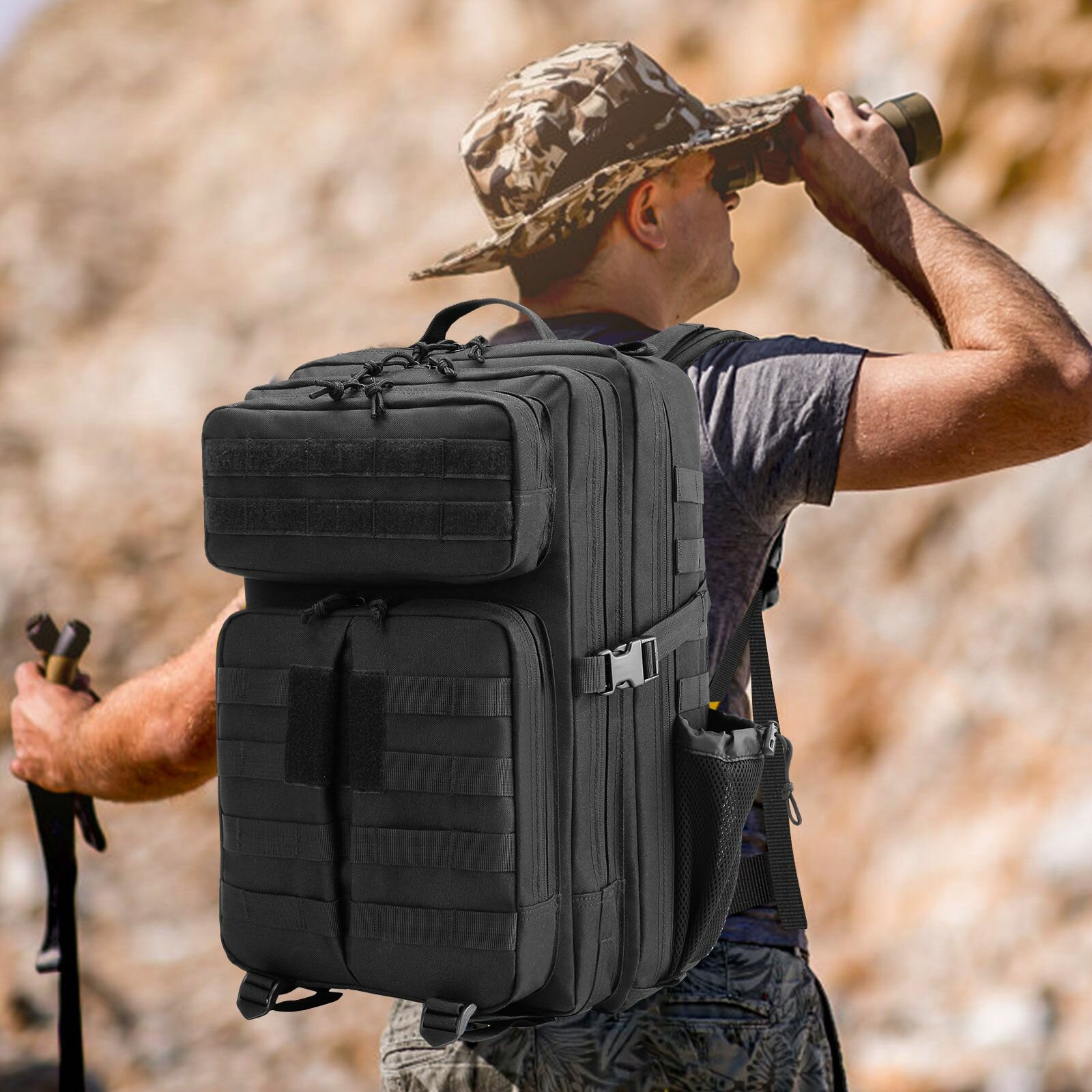 Рюкзак тактический туристический рейдовый армейский для охоты и рыбалки активного отдыха