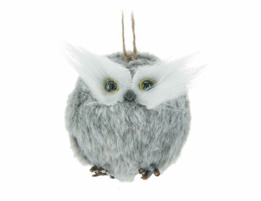 Ёлочная игрушка, искусственный мех, 7 см, Koopman International