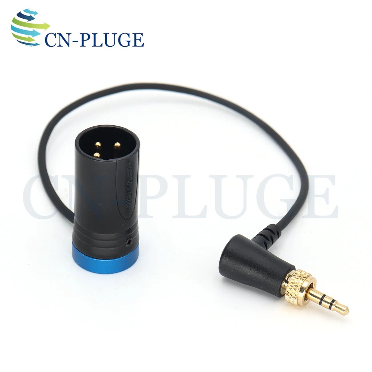 XLR 3Pin - 3.5 мм кабель, Синий, 50cm