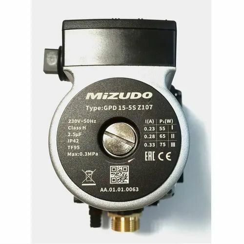 Насос циркуляционный GPD 15-5S Z107 для котлов Mizudo AA.01.01.0063