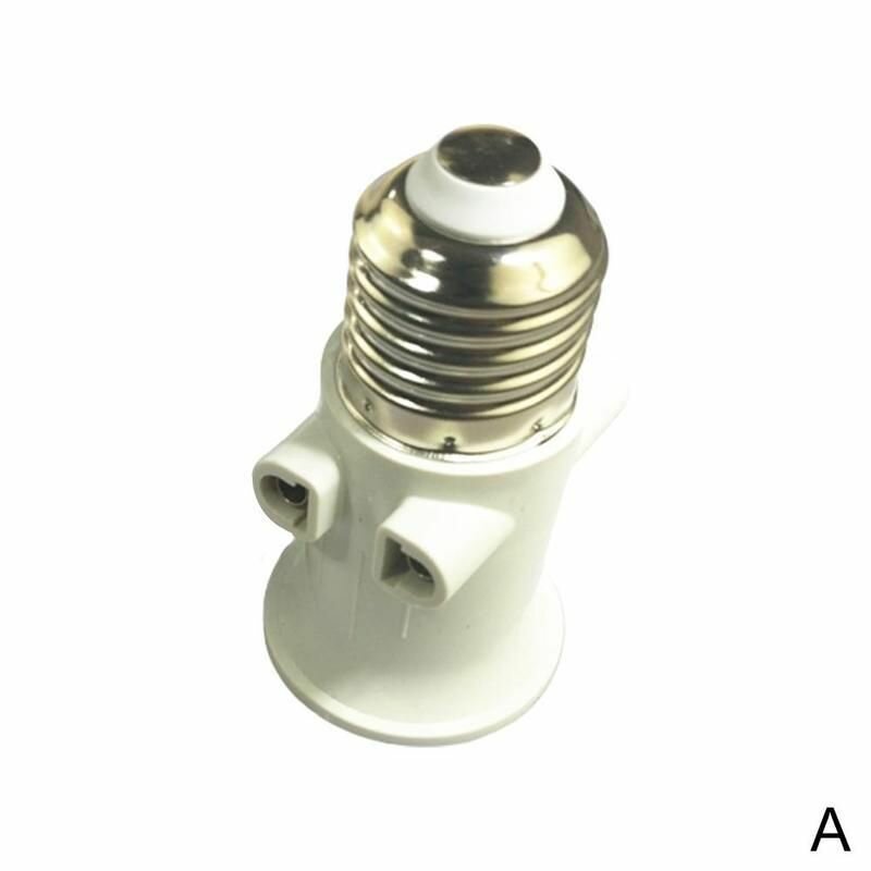 Патрон для лампы с адаптером E27, галогенный, лампа накаливания, 1шт.