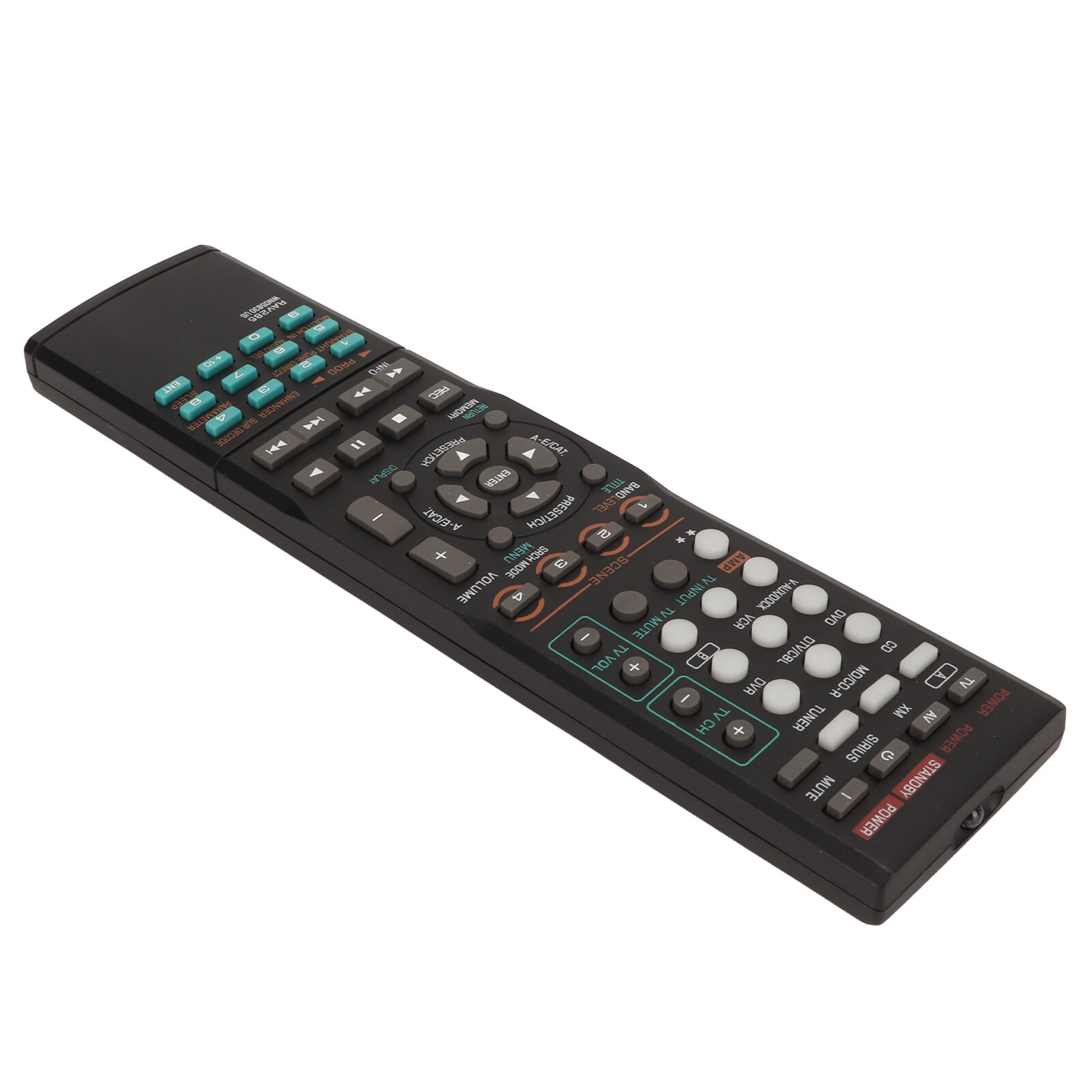 Дополнительный Пульт HTR 6160: Замена Утерянного Пульта Прочный ABS-Корпус - Удобный Эргономичный Пульт RX V663 с Полной Совместимостью для AV-Ресивера и Семьи