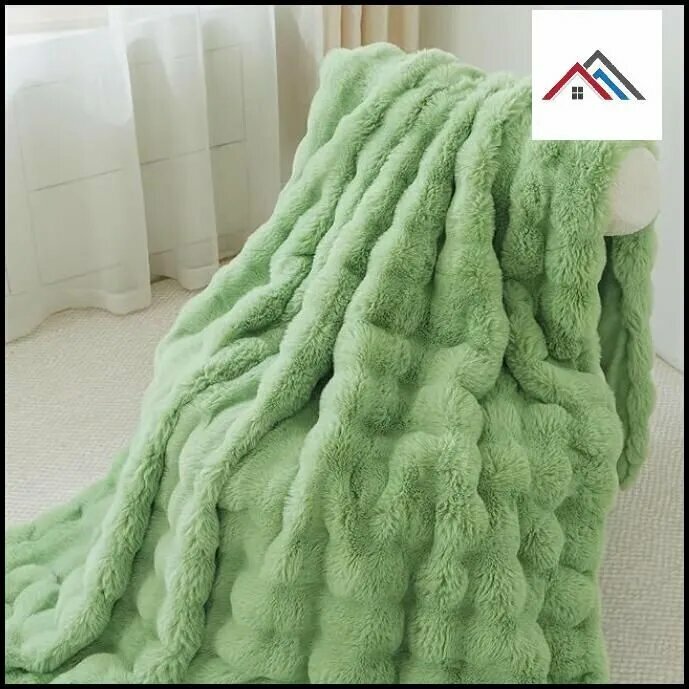 Плед , Мех искусственный, 220 см х 200 см