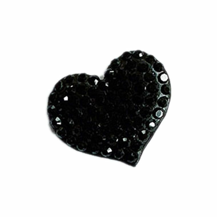 <Аксессуары> Мягкая глина полный алмаз сердце ринestone DIY патч