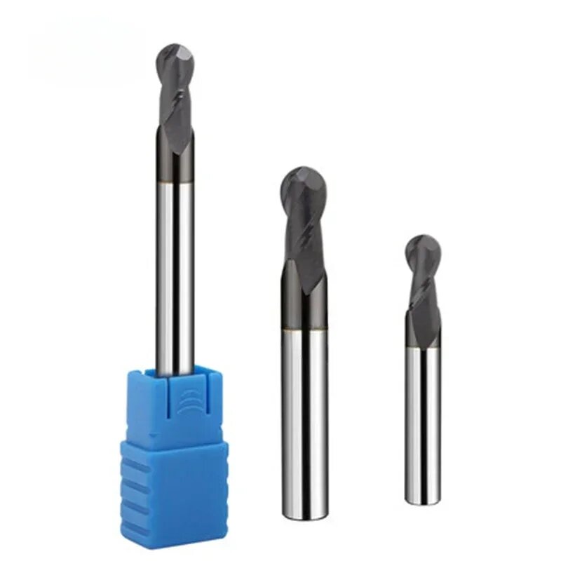 Новая концевая фреза HRC45 градусов с шариковым наконечником 1–10 мм 0,5 мм 1,5 мм 2 мм 4 мм 6 мм 8 мм Фреза шпинделя с хвостовиком инструмента из металла с ЧПУ R2.5xd5x10x50L