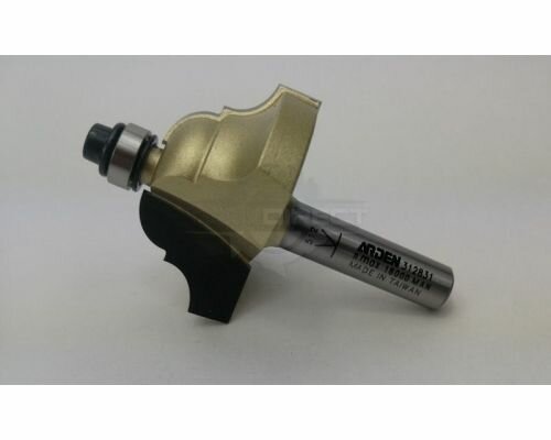 Фреза "Классический римский гусёк" R 6.35 D 38.1x19.1 S 8 (подш. 9.5мм) ARDEN 312831