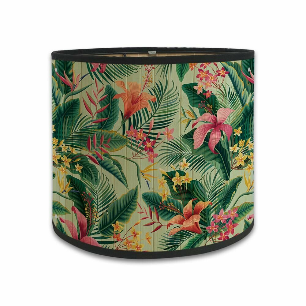 Круглый абажур-барабан (30 см) для настольных и торшерных ламп