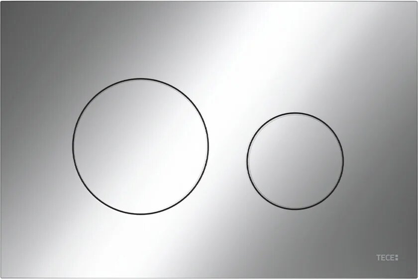 Кнопка смыва для унитаза TECE Loop 2.0 9240921 хром, глянцевая, кнопка для инсталляции, двойной смыв