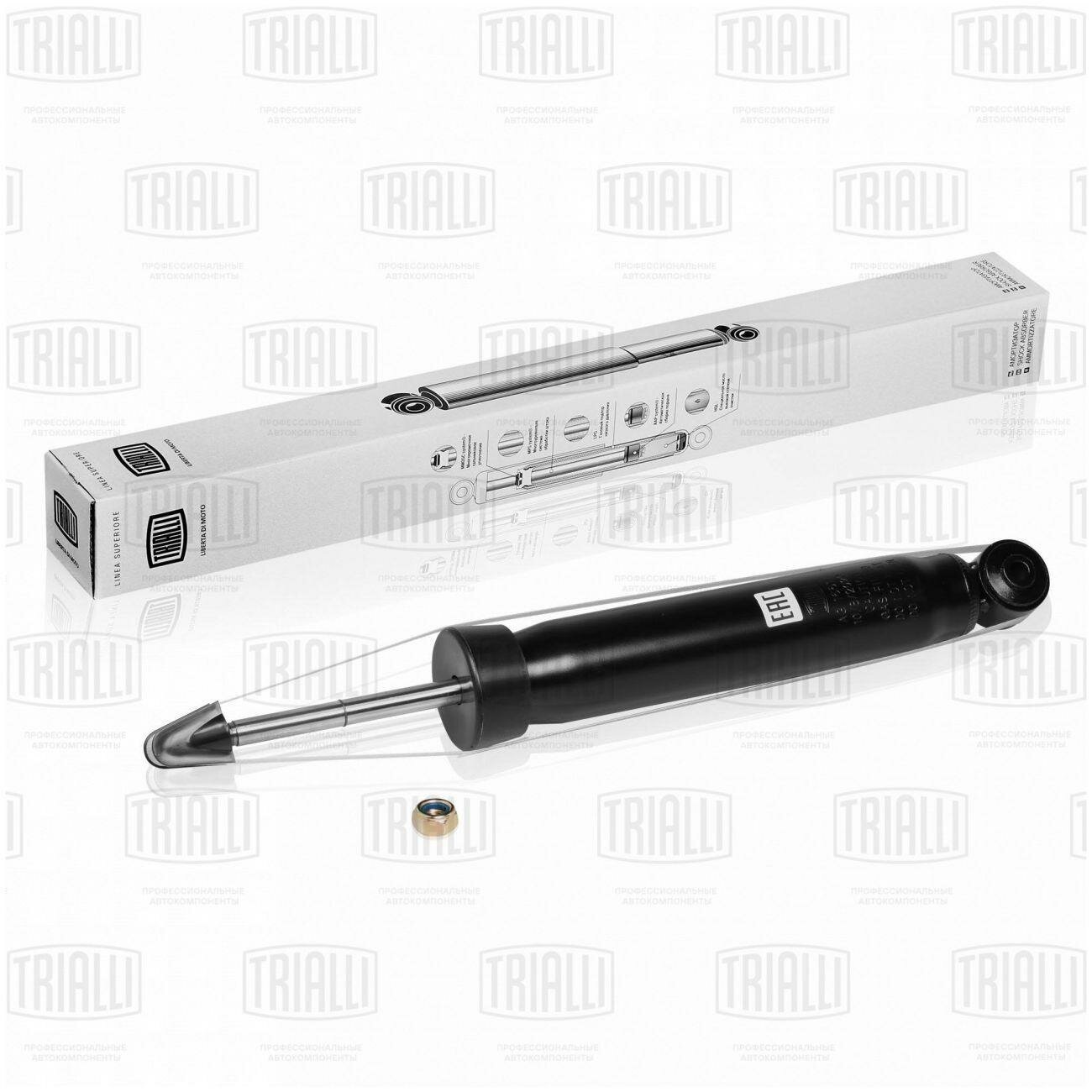 Амортизатор Fiat Albea 02-, Siena 96- задний Trialli газовый