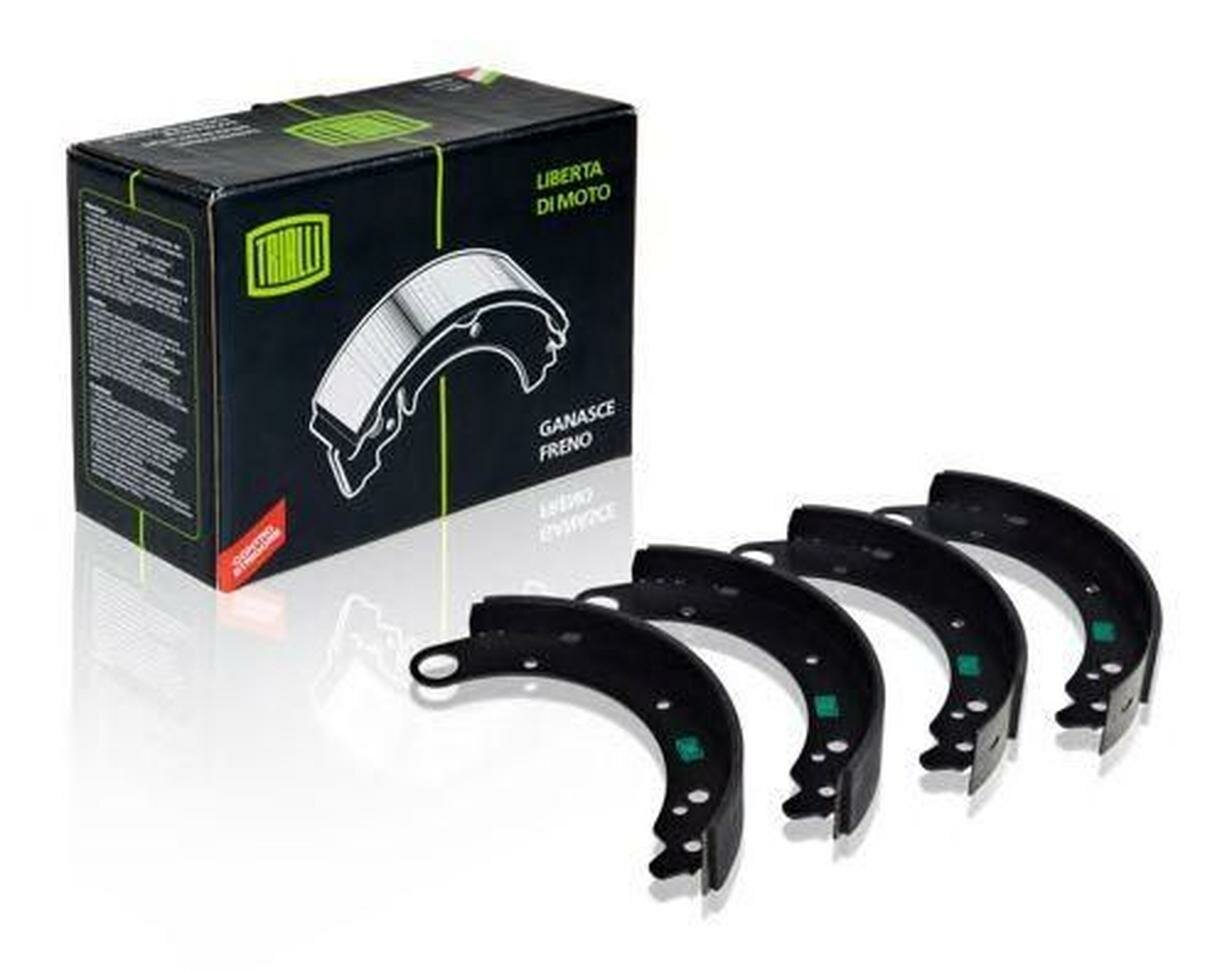 Trialli колодки торм. для а/м газ 2410 барабан. (длин. 2 шт./кор. 2 шт.) (gf 235) gf235