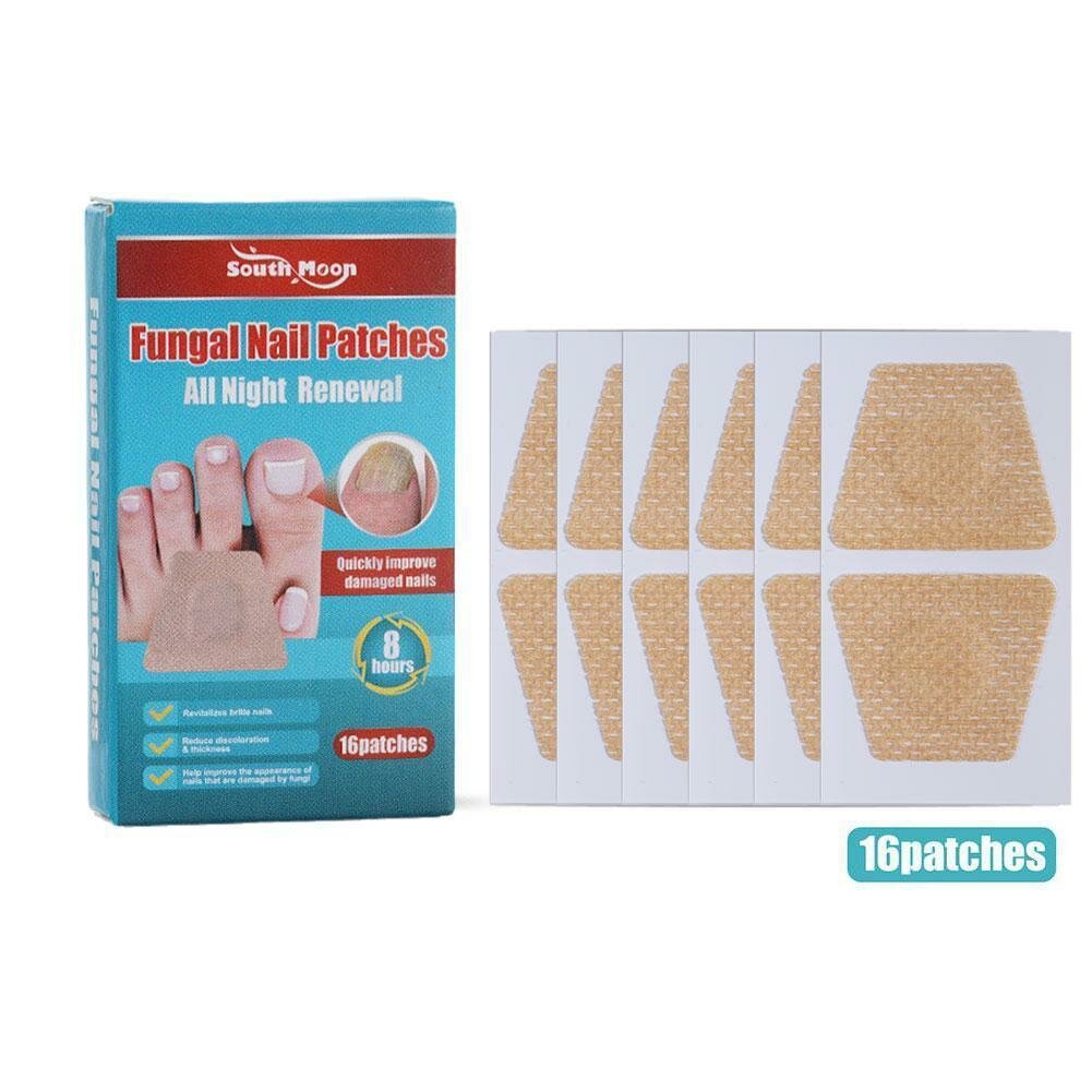 Пластырь для грибка ногтей 16шт, лечение паронихии, защищайте ногти на ногах