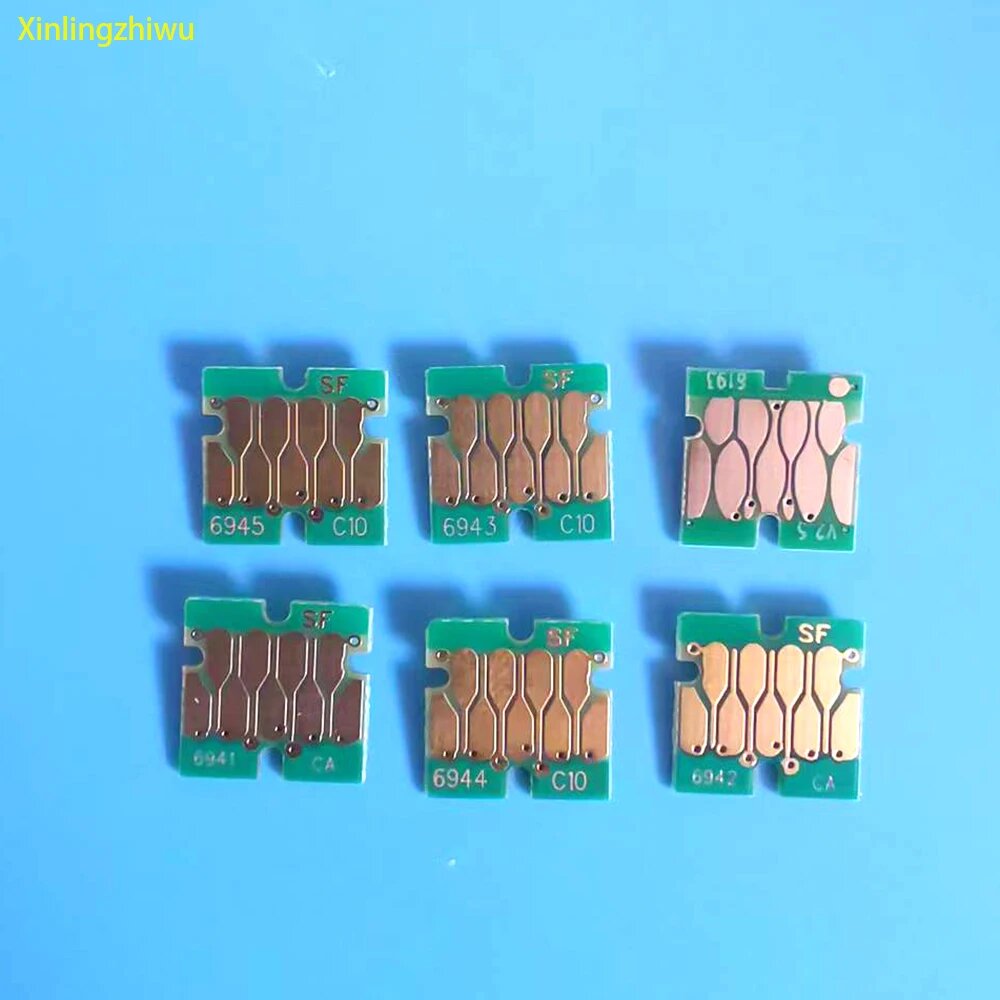 Чипы T6941-T6945 и T6193 для картриджа epson surecolor T3200 T5200 T7200 T3270 T5270 T7270 и резервуара для обслуживания
