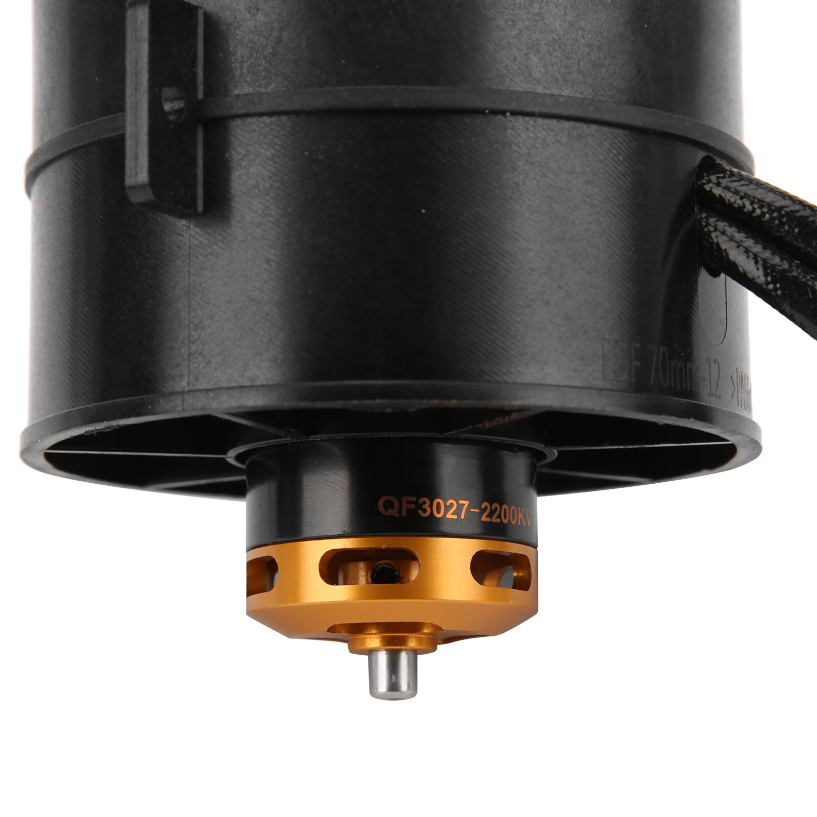 EDF 70 мм 12 лезвий. Полученная вентилятор с бесщеточным мотором RC 2200 кВ для EDF 6S RC Jet Airplanecw