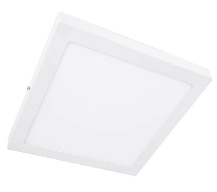 Накладной потол. свет-к Ecola LED Квадратный даунлайт с драйвером 6W 220V 4200K 120x120x32