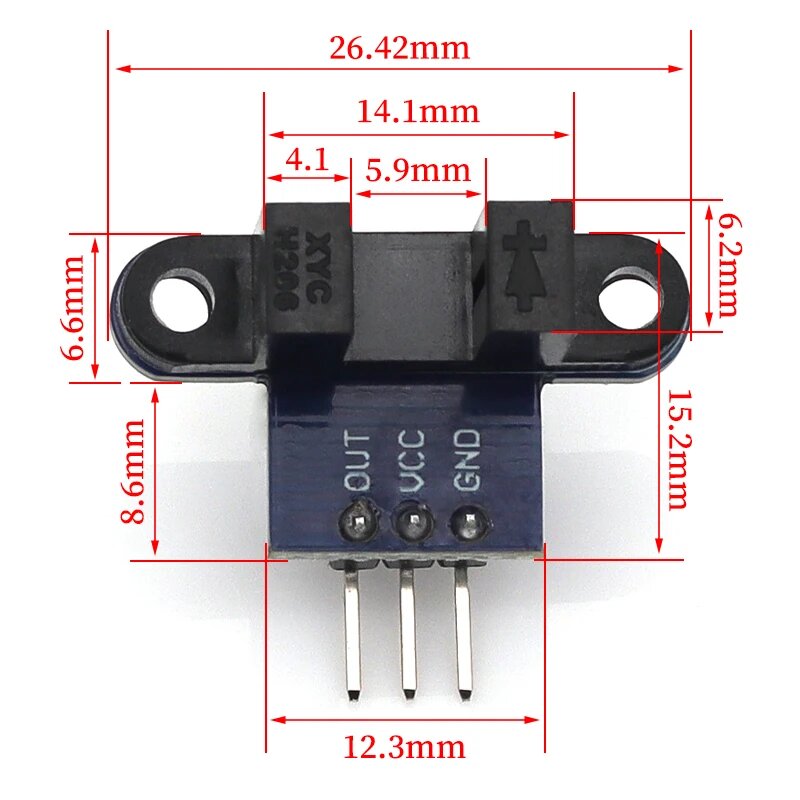 ИК-оптопара Huaxingfu Slot width 5.9mm, 10шт