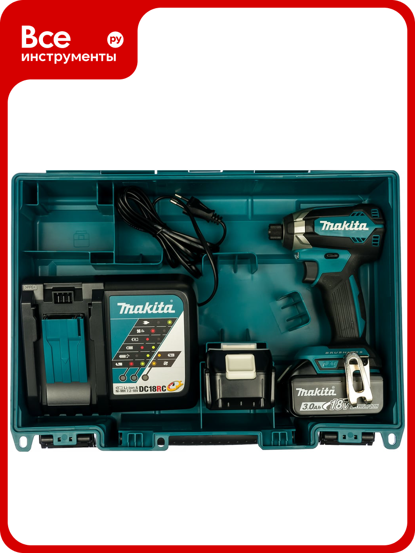Аккумуляторный ударный шуруповёрт Makita DTD153RFE