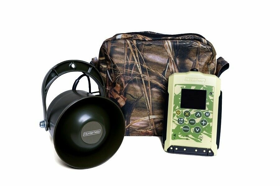 Имитатор голосов Hunterhelp Master-3 фонотека №7, ТК-9 RU, цвет хаки