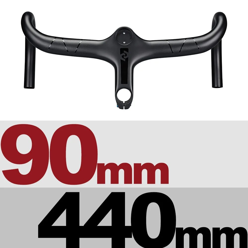 OG-EVKIN HB-1200 карбоновый интегрированный руль для шоссейных велосипедов HB-1200-90x440
