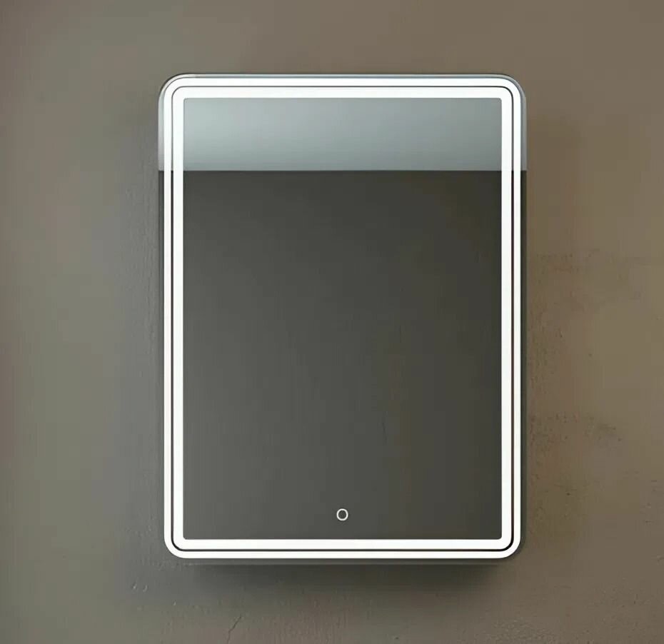 Зеркальный шкаф Мадрид 70 правый с подсветкой.