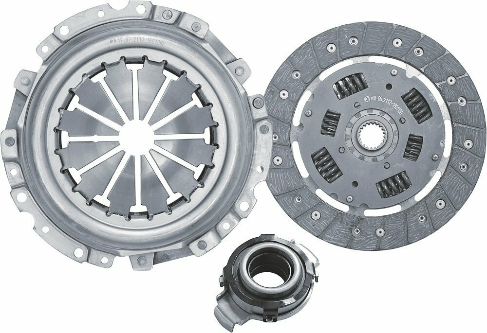 Комплект дисков сцепления Лада: Ваз-2110-2112, Самара, Приора, Калина-1, Гранта (2011-2018) / LADA