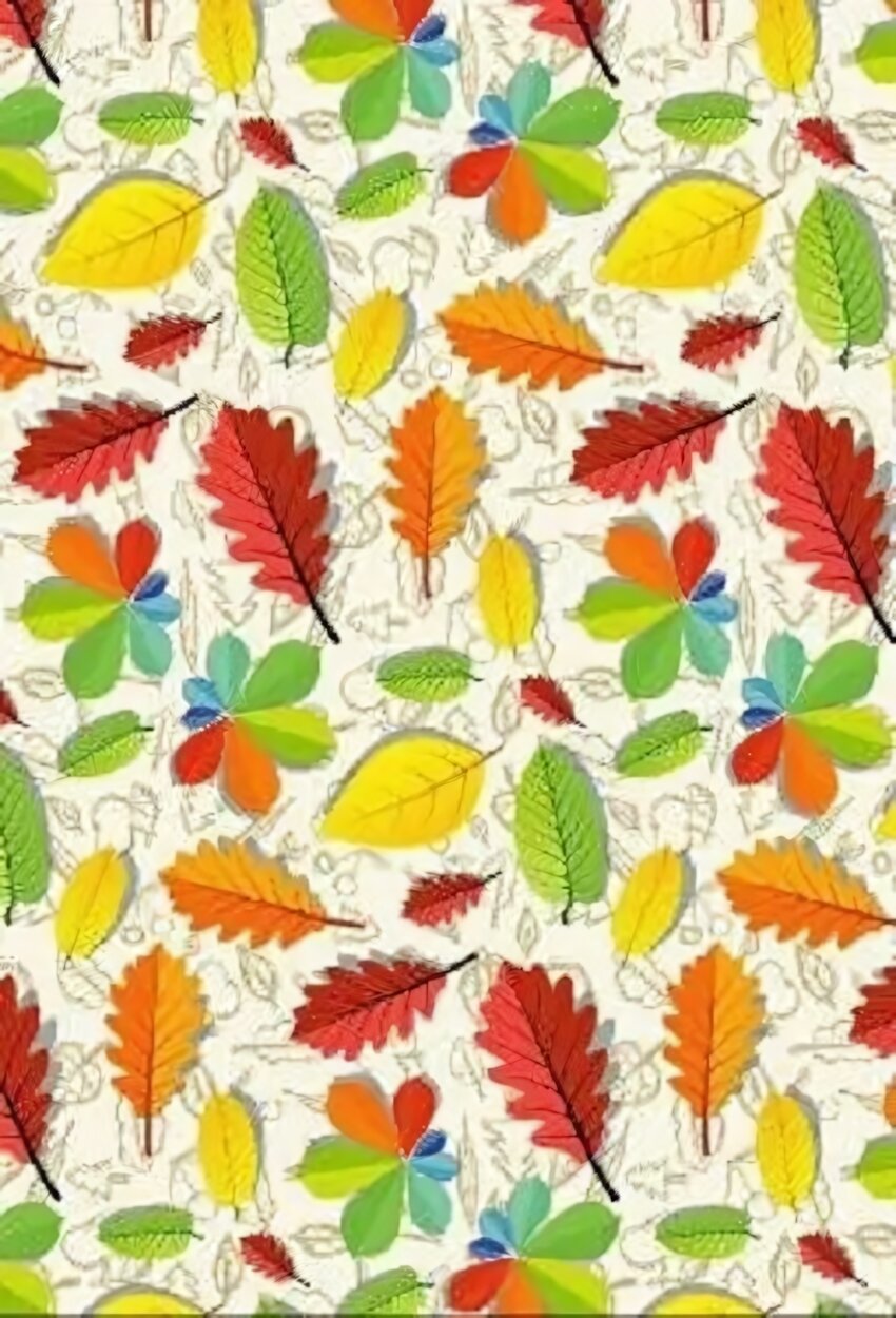 Полотенце кухонное 'Flavor - Листья', микрофибра 200 гр/м2, 40*57 см