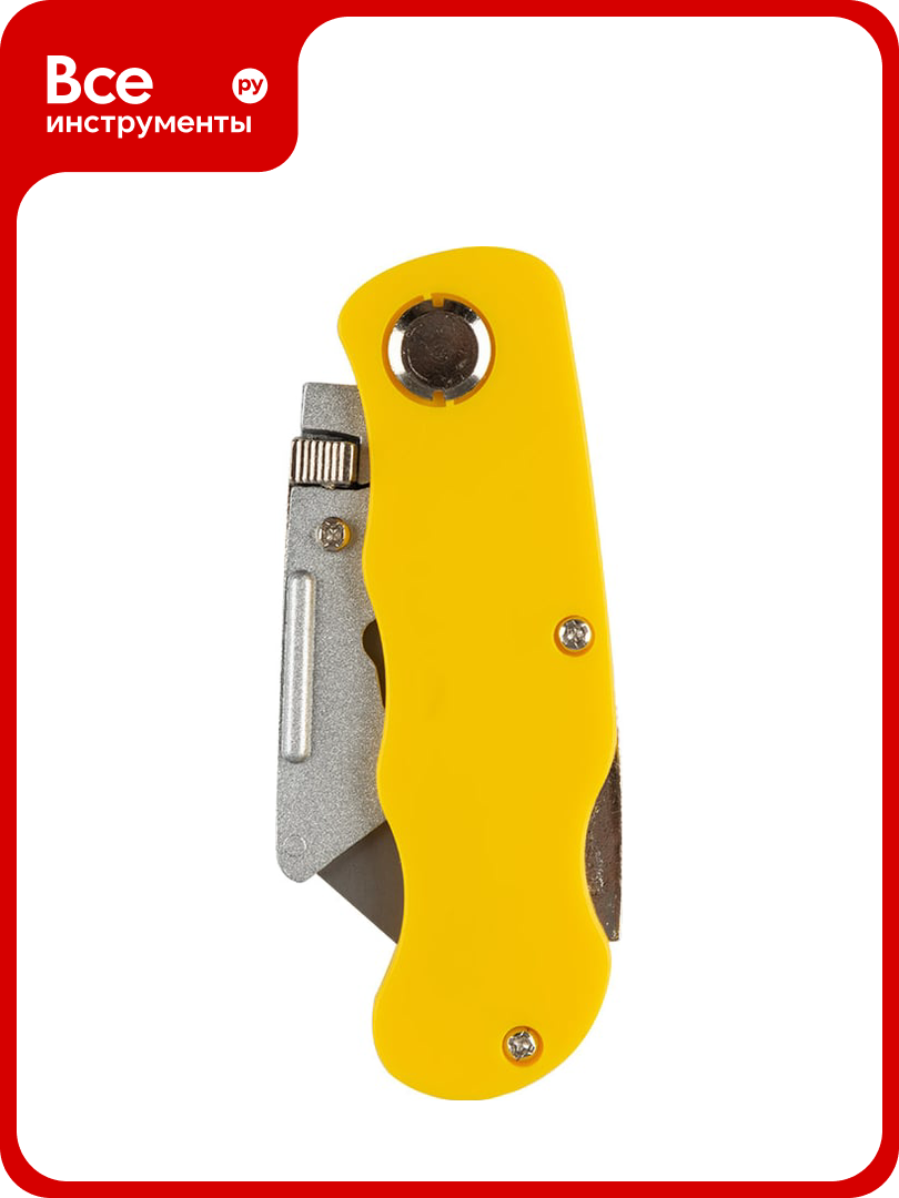 Технический трапециевидный усиленный складной нож PARK 104881, резиновая, складная