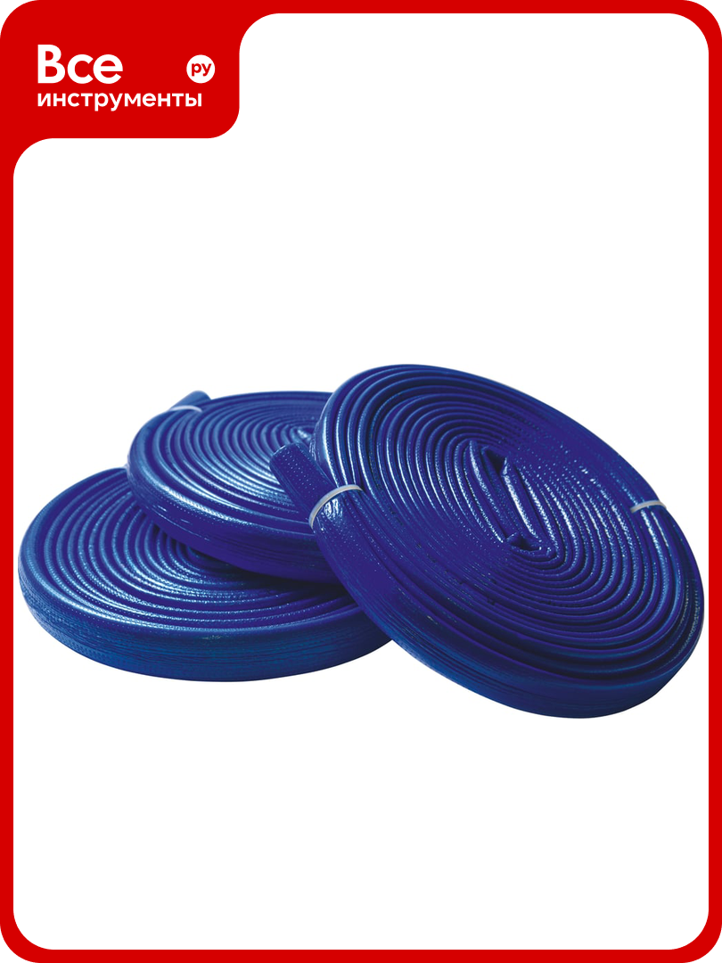 Теплоизоляция для труб Protect 35/4, длина 2 м, синяя Millennium UTRB43510, пластик