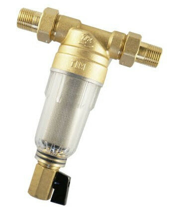 Фильтр самопромывной без манометра 1/2" стеклянный корпус TIM JH-1004