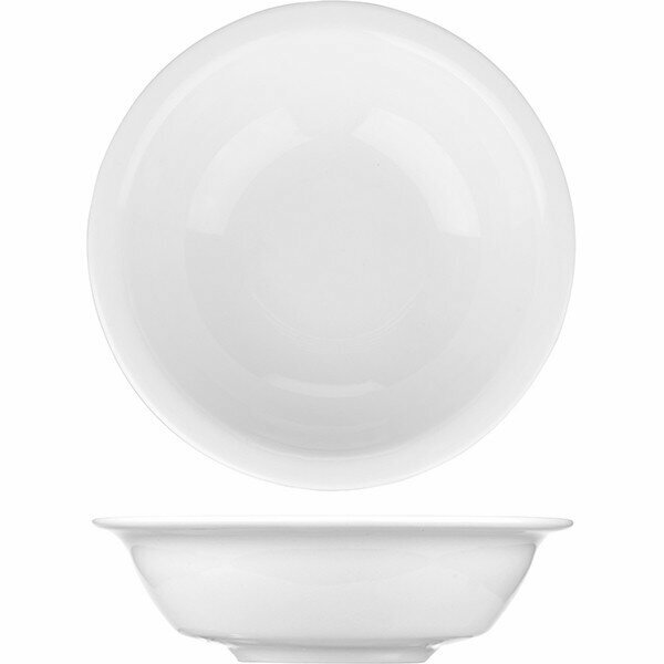 Салатник «Тренд», фарфор, 230 мл, белый (Добрушский фарфоровый завод)