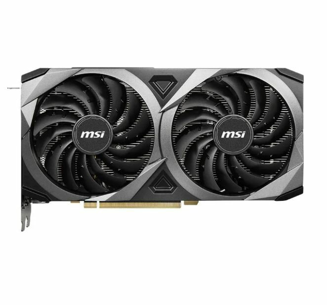 Видеокарта MSI NVIDIA GeForce RTX 3060Ti Ventus 2X OC (RTX 3060 TI VENTUS 2X 8GD6X OC) - PCI Express 4.0, 8 ГБ, GDDR6X, 256 бит, HDMI, DisplayPort, GPU 1695 МГц