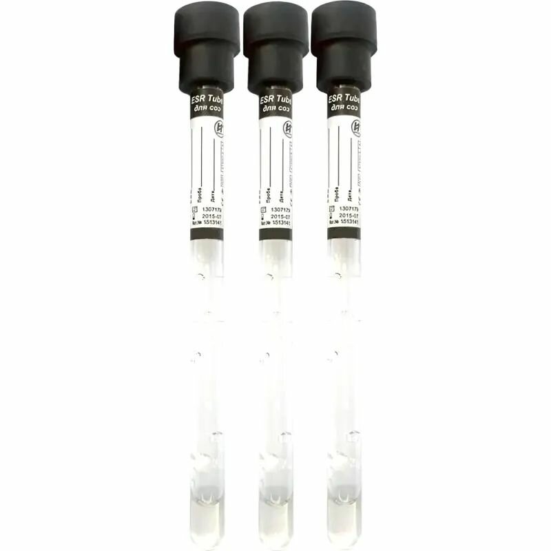 Вакуумные пробирки д/исслед. СОЭ, 1,6мл стекло Improvacuter 100шт/уп