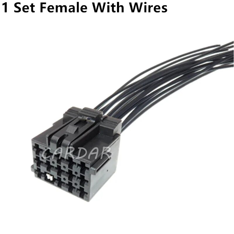 1 комплект, 15-контактный автомобильный усилитель мощности, жгут проводов, разъем переменного тока в сборе, автомобильный пластиковый разъем 967633 -1 1- 967623 -1, Follow Me Cheaper