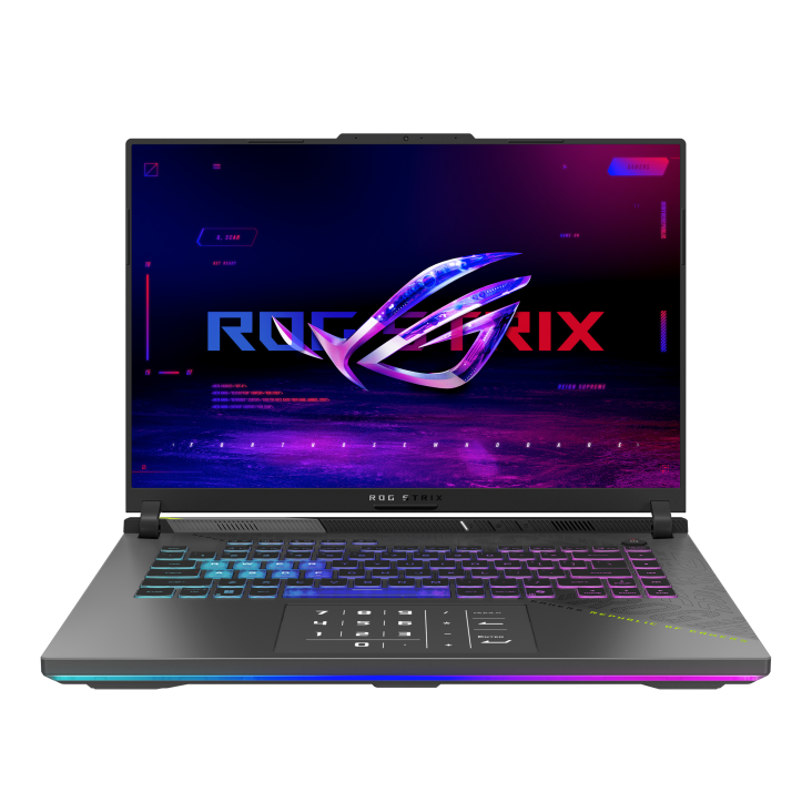 Ноутбук ASUS ROG Strix G16 G614JIR i9 14900HX, 16", 2K, 16Гб, 1Tb, RTX 4070, Win 11 Home, Green