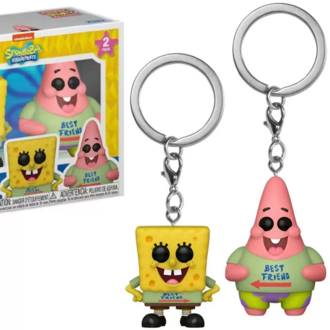 Брелок Funko Pop с Микки Маусом, Губкой Бобом и пятнистым догом, подвеска для пар