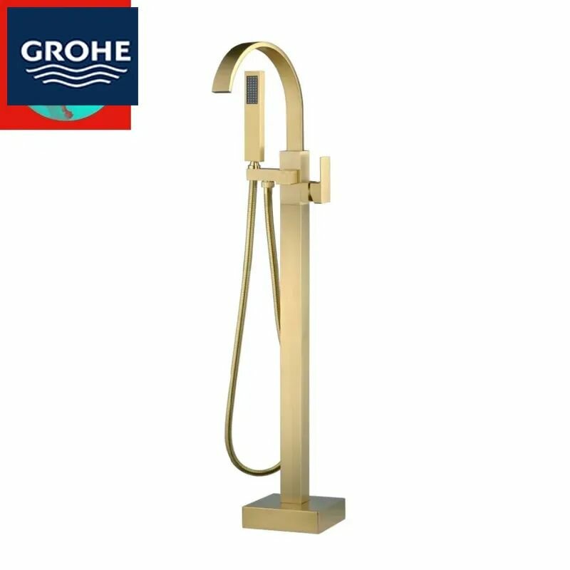 Напольный смеситель для ванны. -LD-J-03 Смеситель с душем из латуни