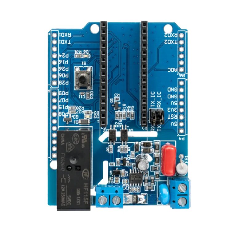 Tuya Power Socket Board Вход AC 220V Поддерживает измерение, отключение выходного питания Плата разработки