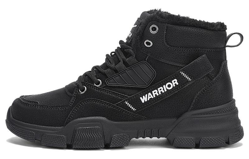 Снегоботы мужские WARRIOR черные, 39 EU, короткие, цвет: black