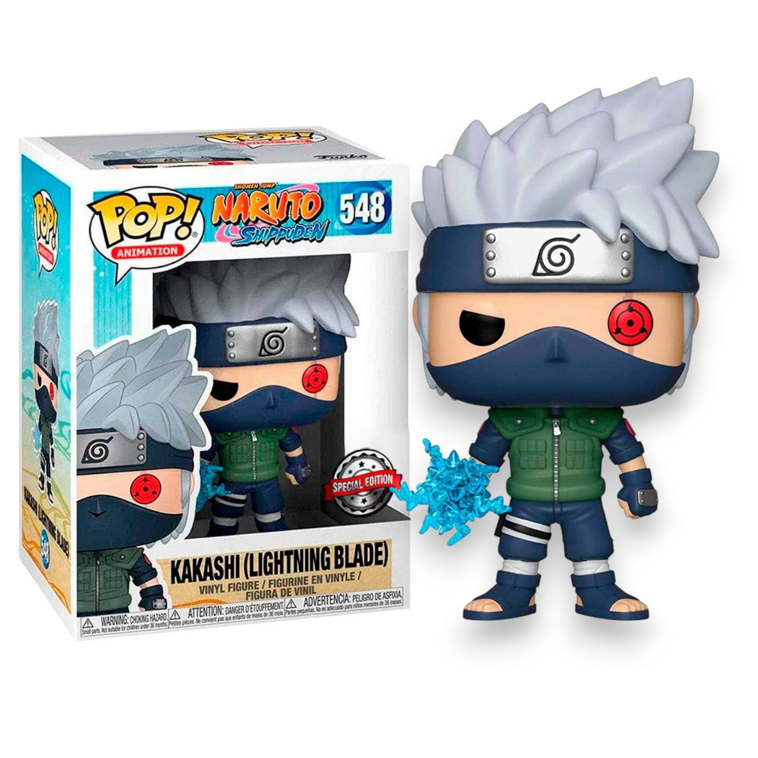 Фигурка Funko Pop! коллекционная Какаши с молнией "Наруто" Эксклюзив 548 (Фигурка Фанко Поп)