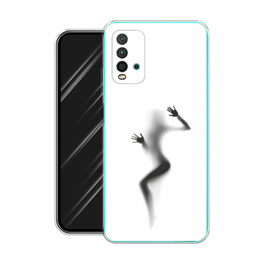 Чехол на Xiaomi Redmi 9T / Сяоми Редми 9Т с принтом "Девушка в душе" — фото 1