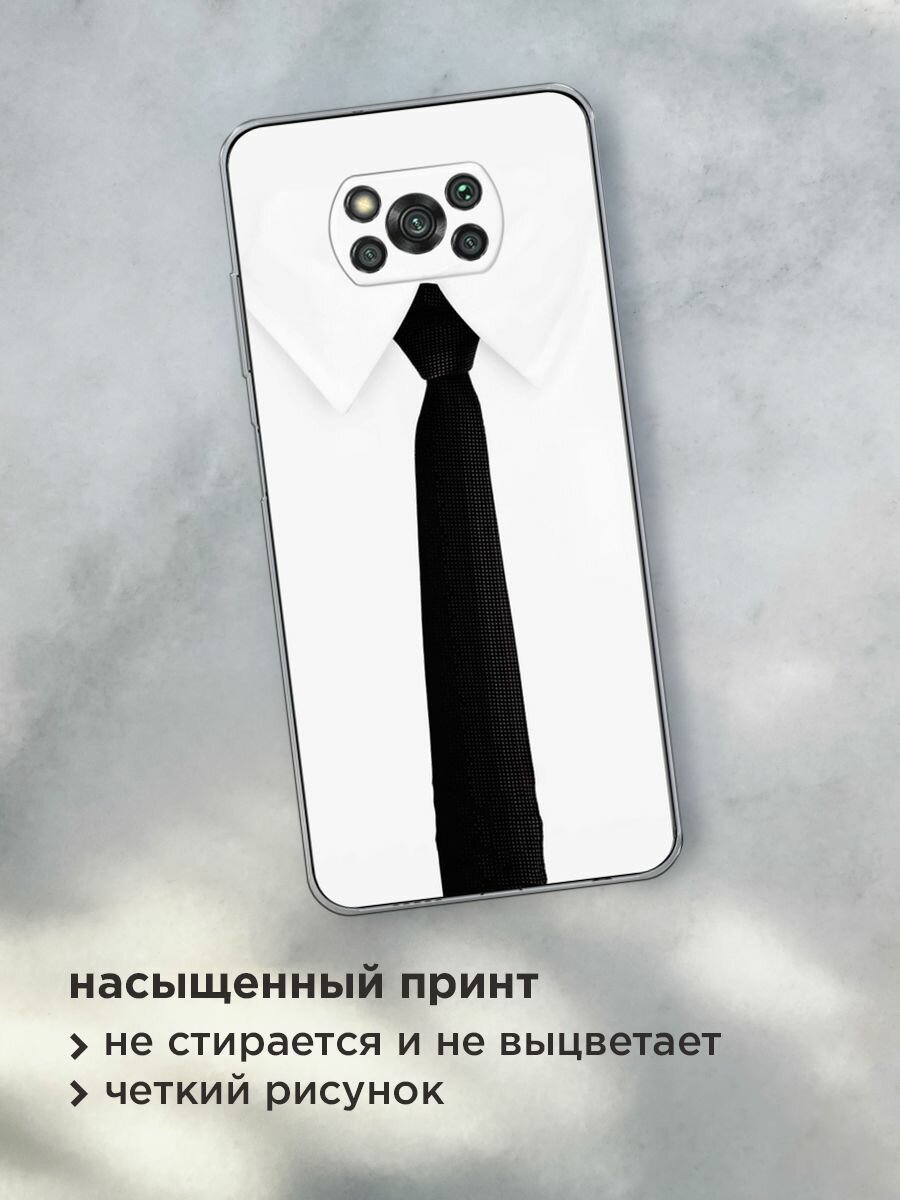 Чехол на Xiaomi Poco X3/X3 Pro / Поко X3/X3 Pro с принтом "Галстук" — фото 1