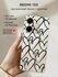 Чехол на Xiaomi Redmi 13X / Сяоми Редми 13X с принтом "Hearts doodle black 1"