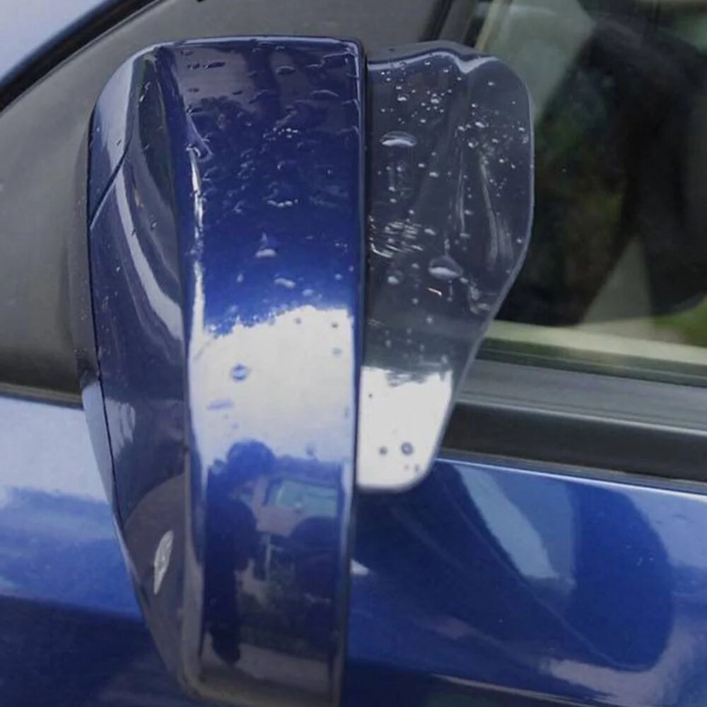 Чехлы для боковых зеркал заднего вида от дождя и бров 2 шт. с солнцезащитными козырьками для автомобилей, защита от дождя и солнца для круглых зеркал заднего вида
