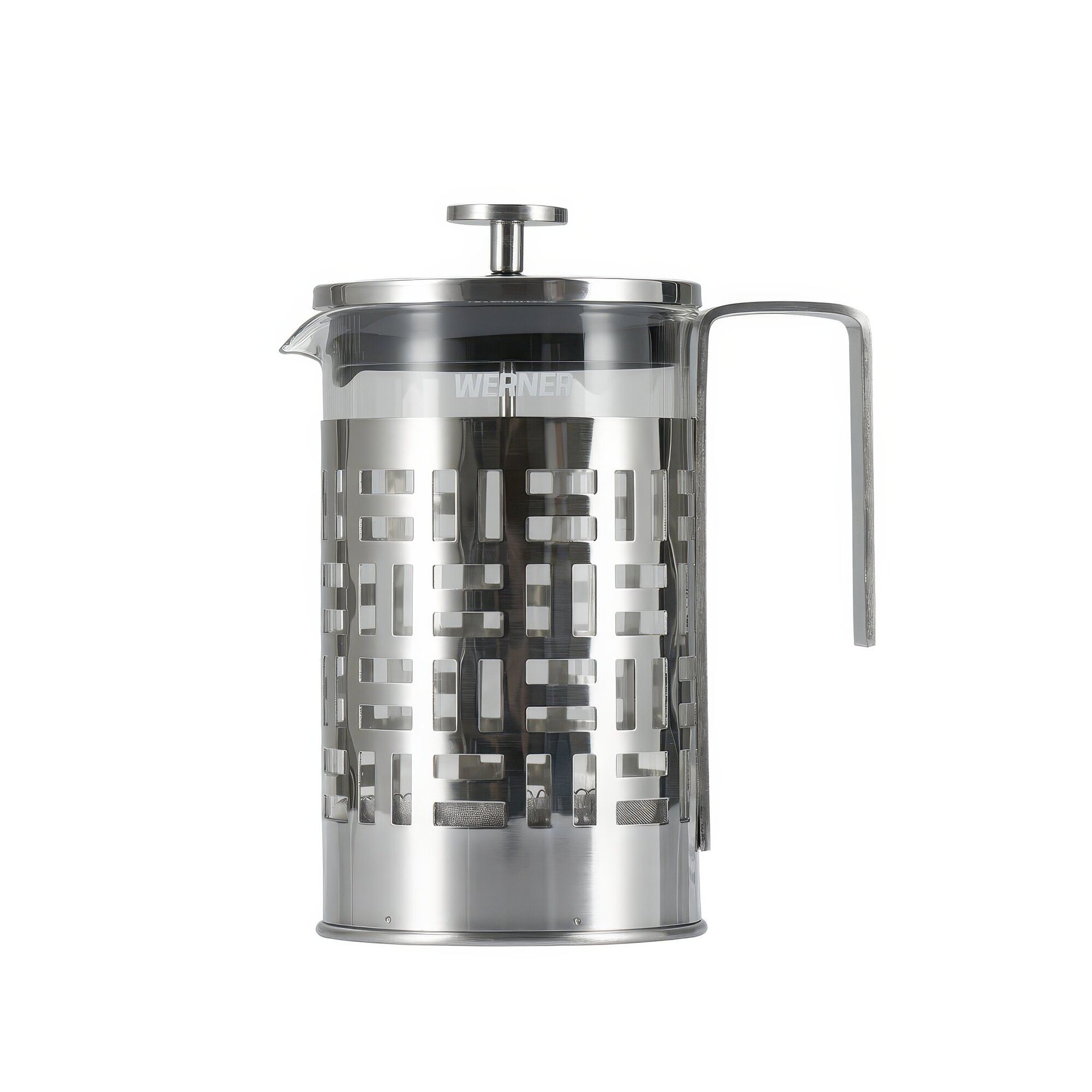 Френч-пресс Werner Cona 50286, 800 мл, боросиликатное стекло/нержавеющая сталь/пластик, прозрачный