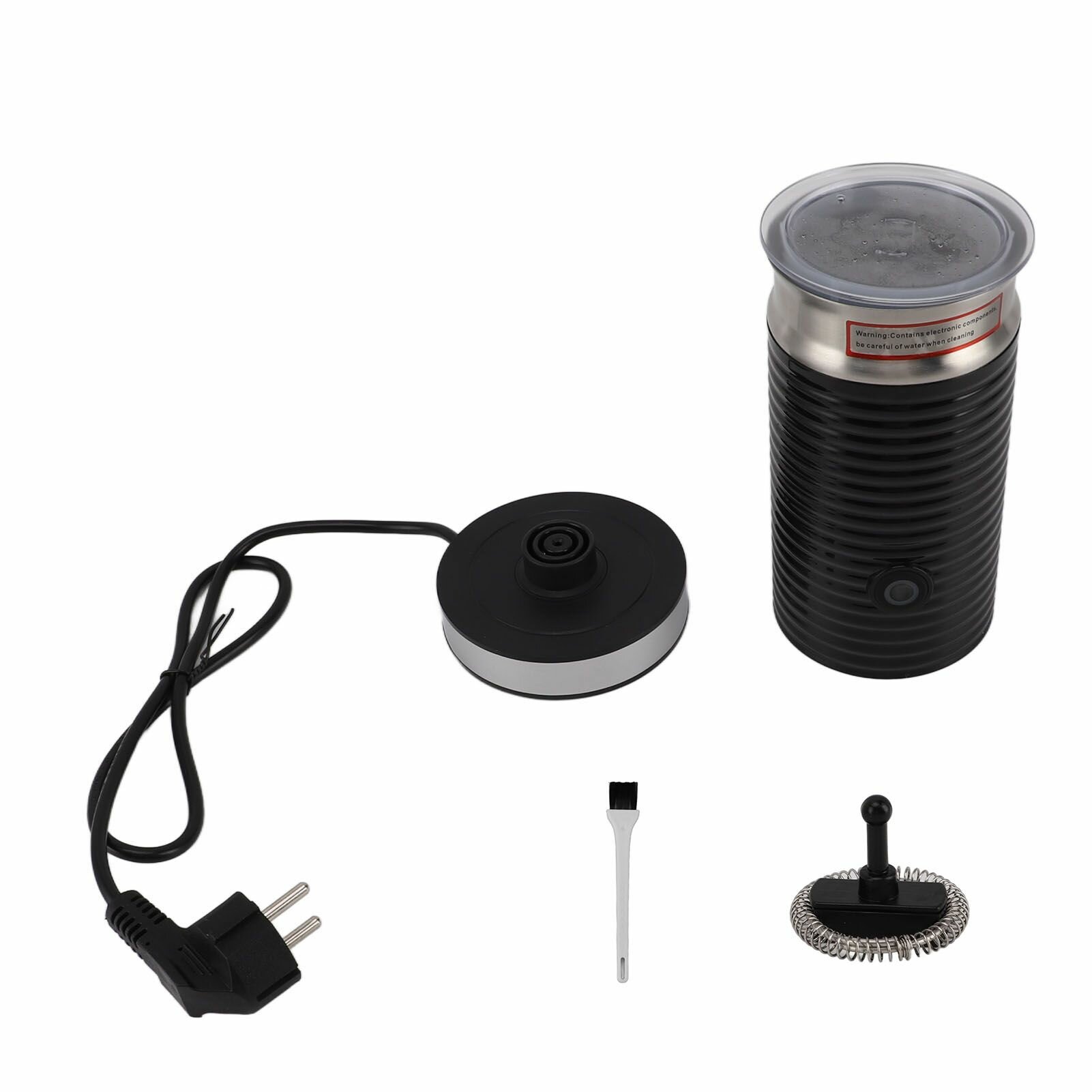 Электрический взбиватель молока с холодным и горячим режимами 530W-630W. Пеночка для латте, капучино, макиато. Вес: 727г, Материал: ABS и нержавеющая сталь