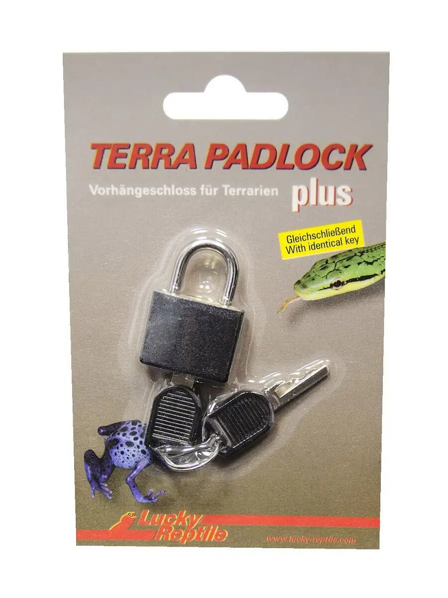 Замок для террариумов навесной с ключом Lucky Reptile "Terra Padlock 2"